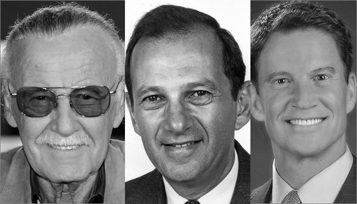 Marvel’s Stan Lee, Kenner’s Joe Mendelsohn and Hasbro’s Brian Goldner ...