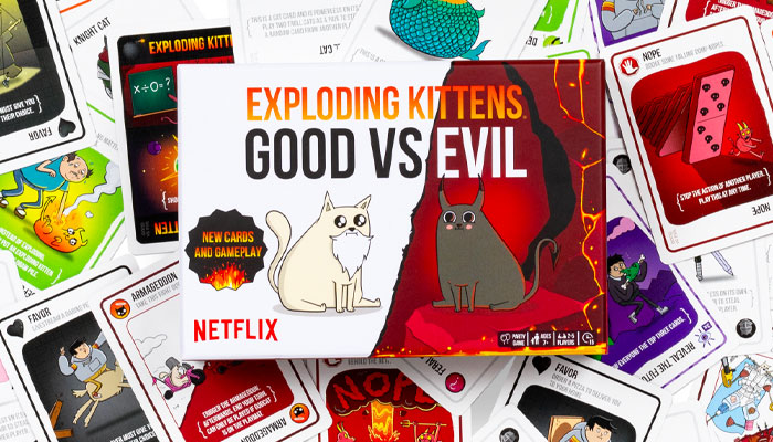 Exploding Kittens debuts Good vs. Evil, a game inspired by its upcoming Netflix show | Mojo Nation